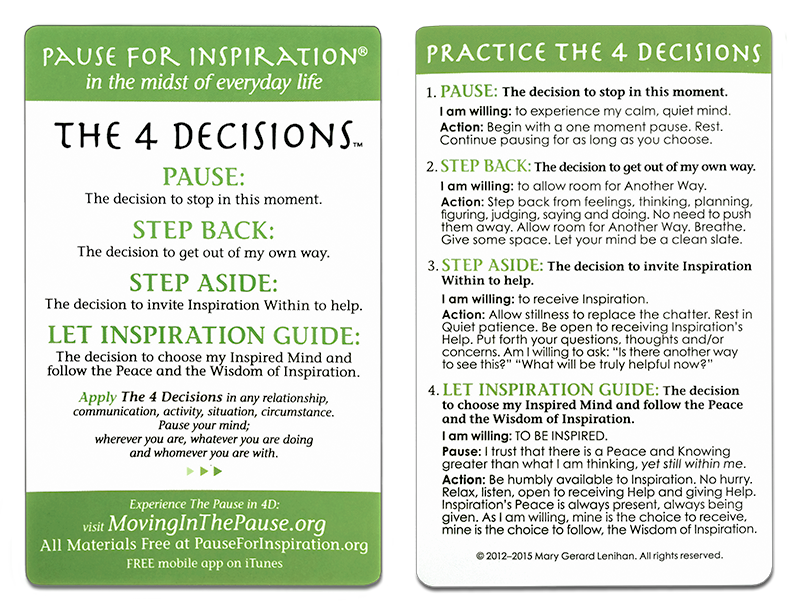 A Guided Audio Practice – Pause for Inspiration