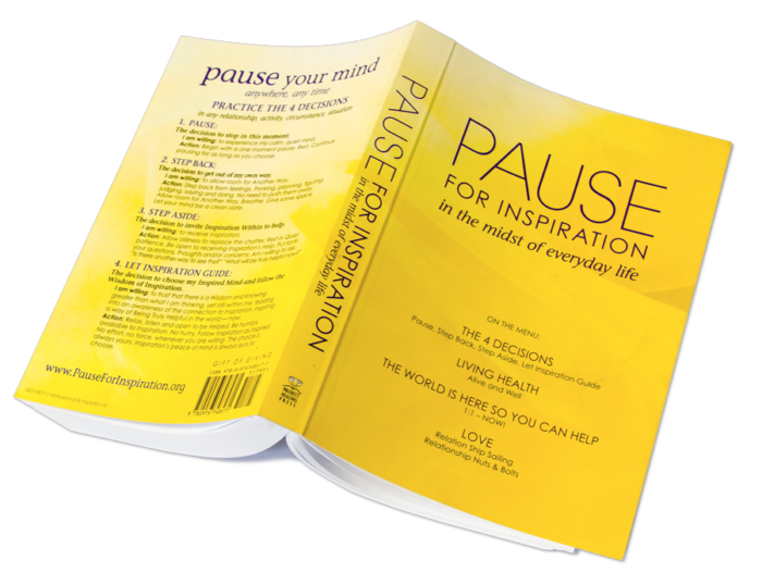 Pause for Inspiration | Are you willing to pause, step back, step aside ...