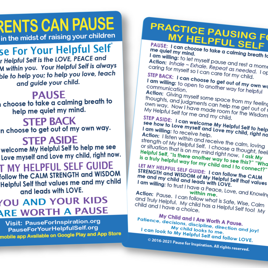 Pause for Inspiration | “Pause For Wisdom” Card – 20 pocket-sized Pause ...