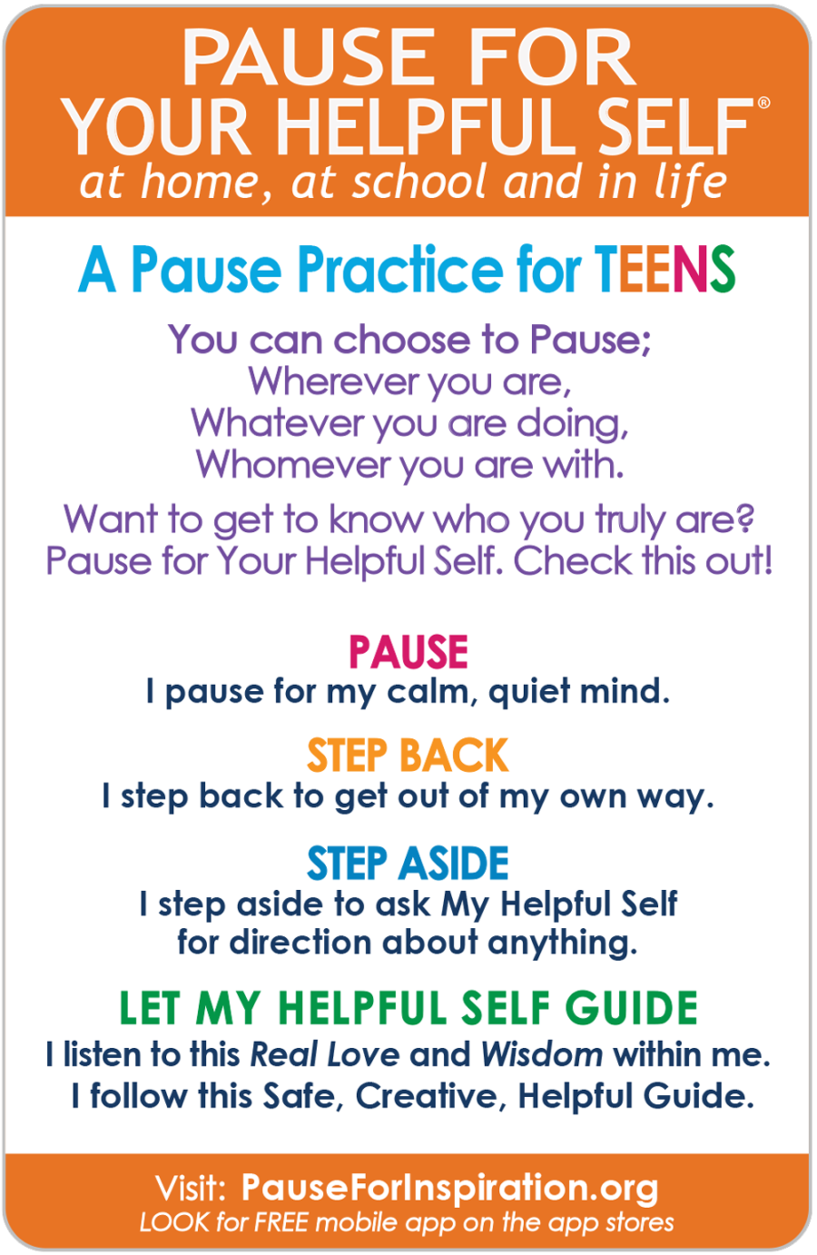 Pause for Inspiration | The Pause Practice Cards