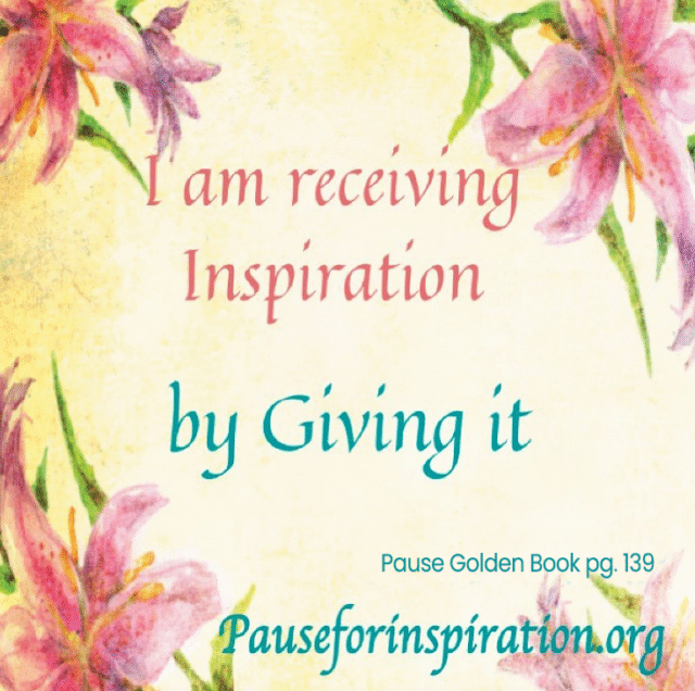 Pause for Inspiration | Are you willing to pause, step back, step aside ...